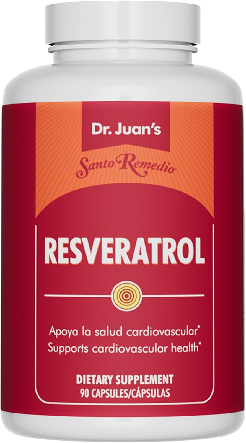 Santo Remedio Resveratrol and Nopal Supplement Pack - Antioxidant Bloo ...
