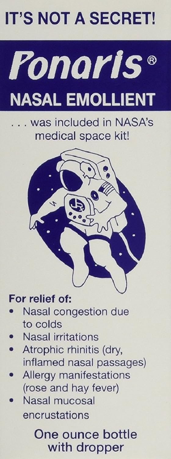 Ponaris Nasal Emollient 2 Pack Natural Relief Dry Nasal Congestion ...
