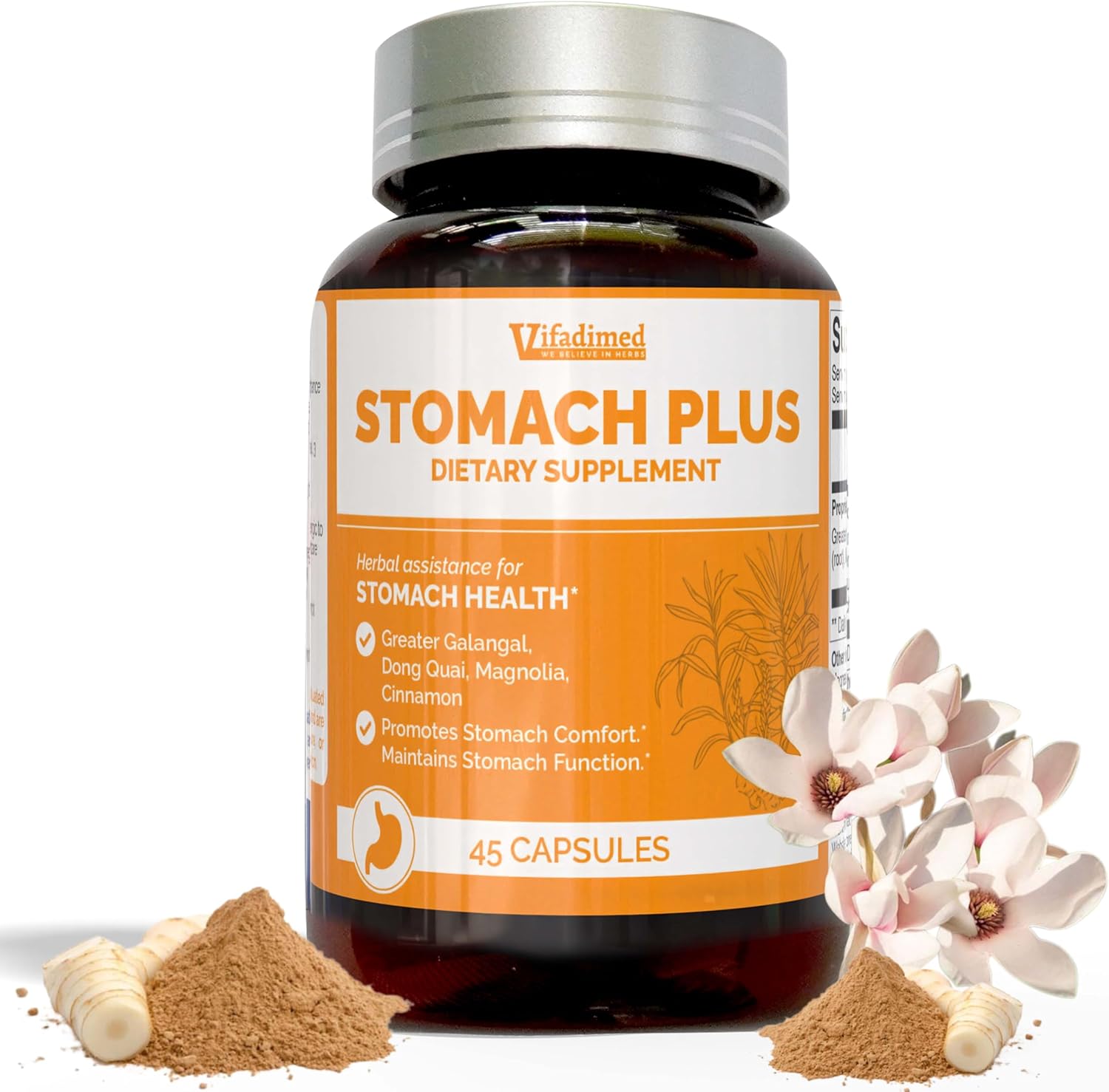 Galangal & Magnolia Stomach Plus Capsules for Acid Reflux Relief ...