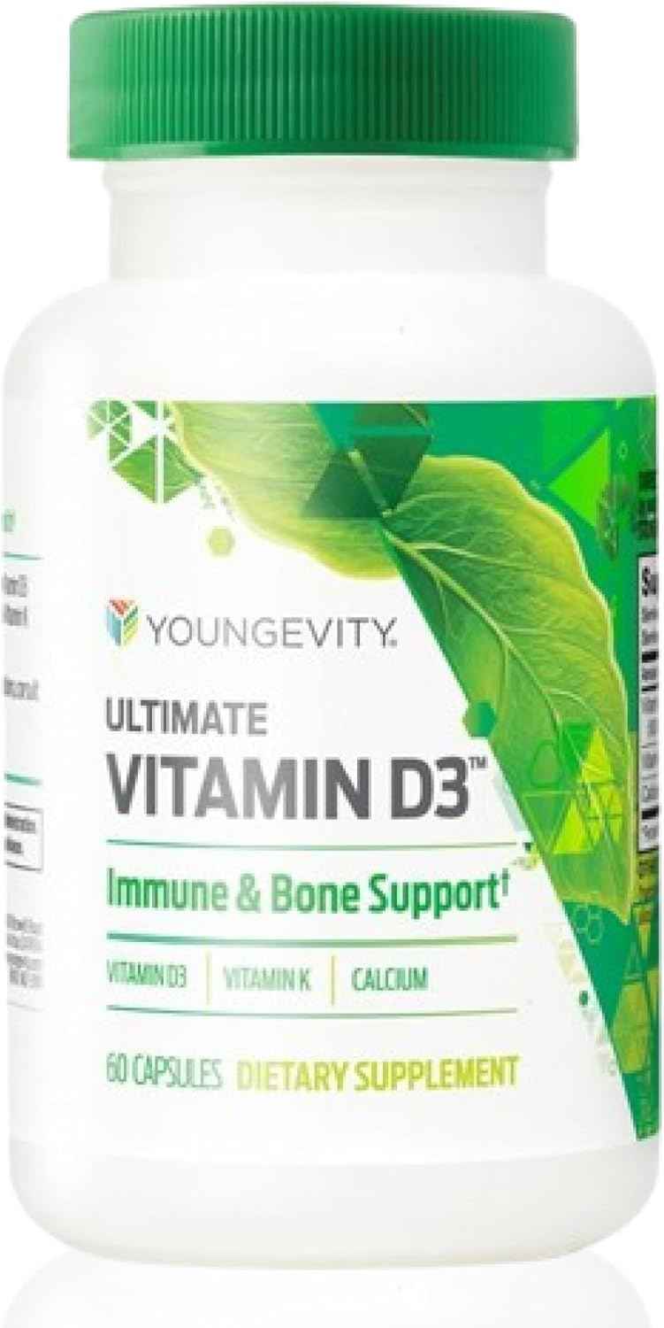 Youngevity Ultimate Vitamin D3 5000 IU with K2 – High-Potency Vitamin ...